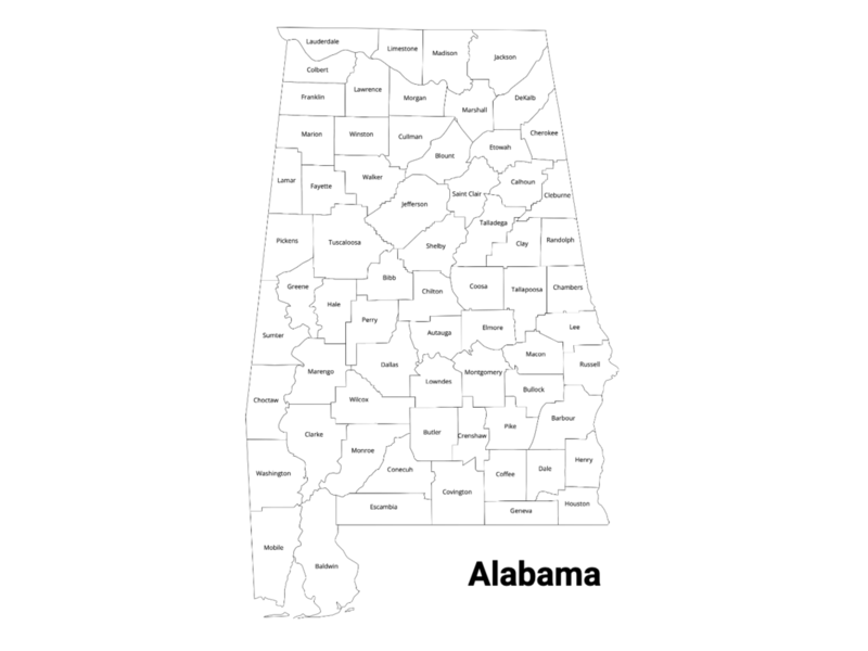 Free Printable United States Maps · InkPx