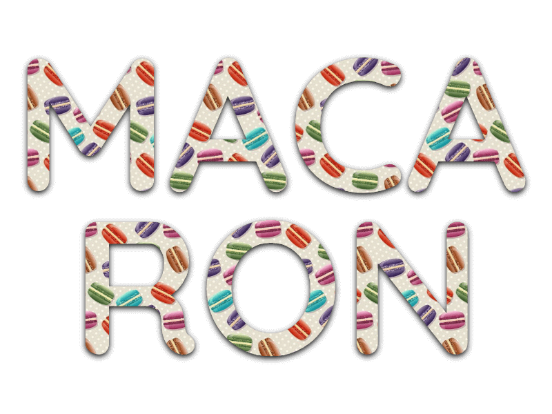 Macaron Text Effect · InkPx