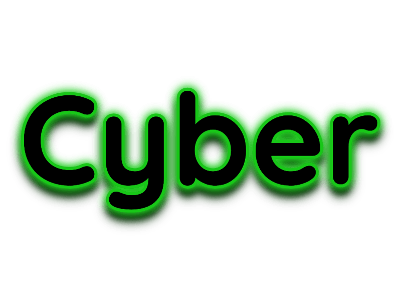 Cyber Green Text Effect · InkPx