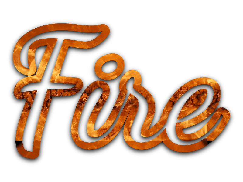 Fire Text Effect · InkPx