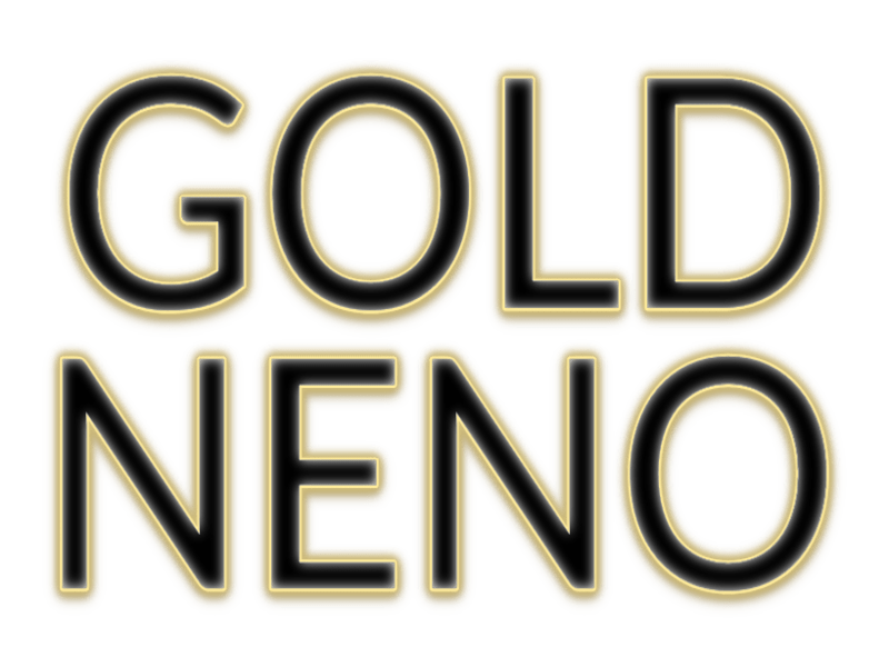 Gold NENO Text Effect · InkPx
