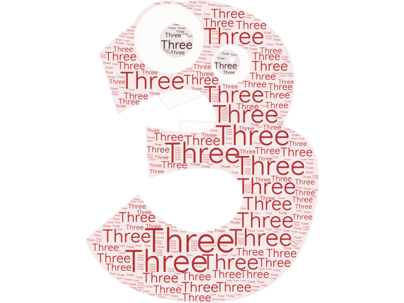 Number Word Cloud Generator · InkPx