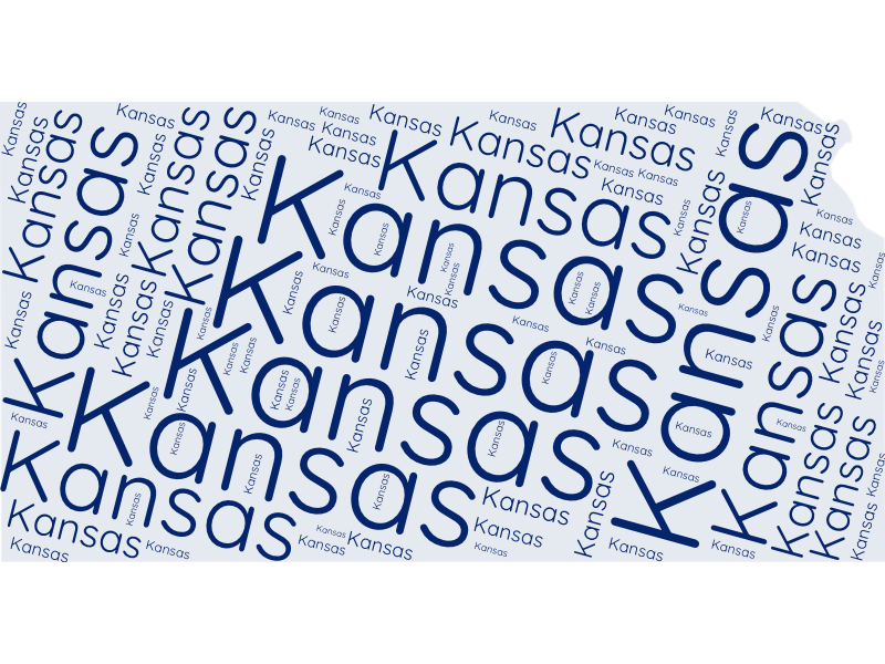 Kansas Word Cloud · InkPx