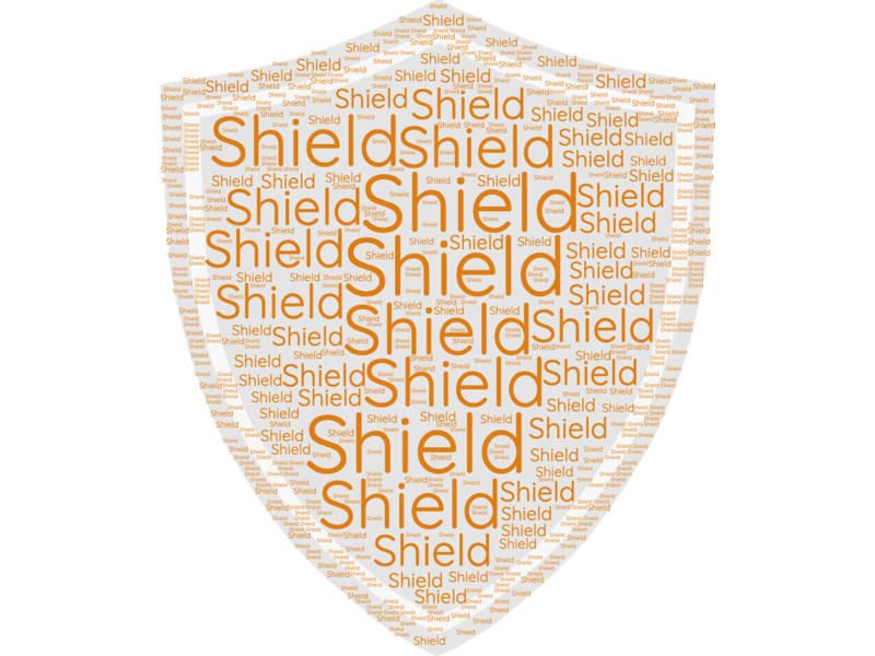 Shield Word Cloud · InkPx