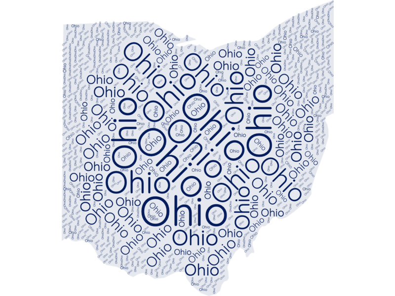 Ohio State Word Cloud · InkPx