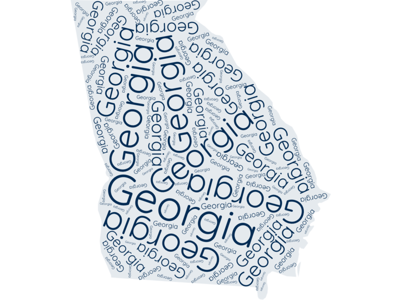 Georgia Word Cloud · InkPx