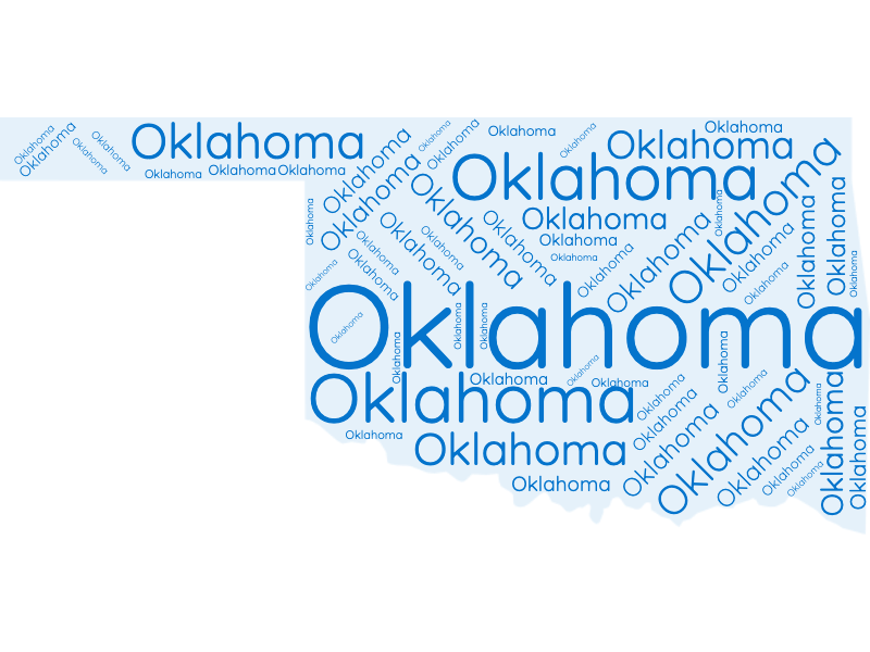 Oklahoma State Word Cloud · InkPx